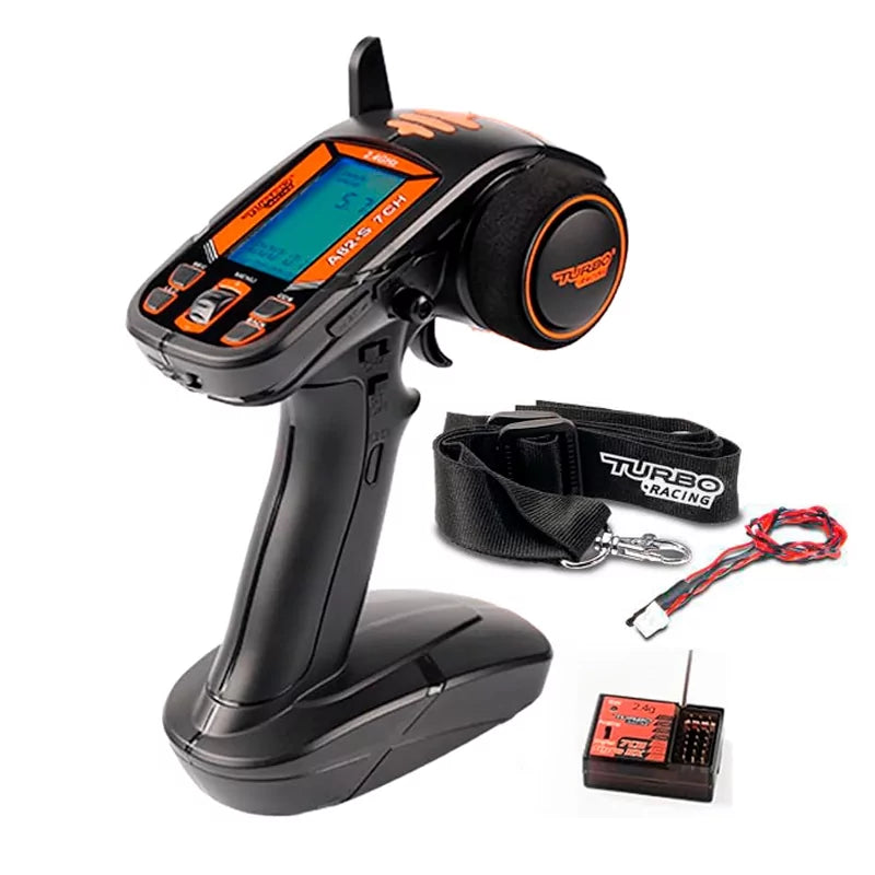 Turbo Racing A82-S – Complete 7-channel radio control system with receiver, SVC gyro, ABS, and ...