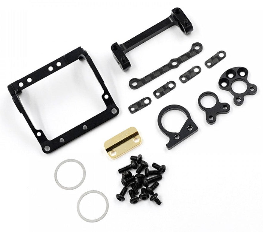 Yeah Racing Black Aluminum Pod 94 - 98mm Kyosho Mini-Z MR04 KY03-001BK