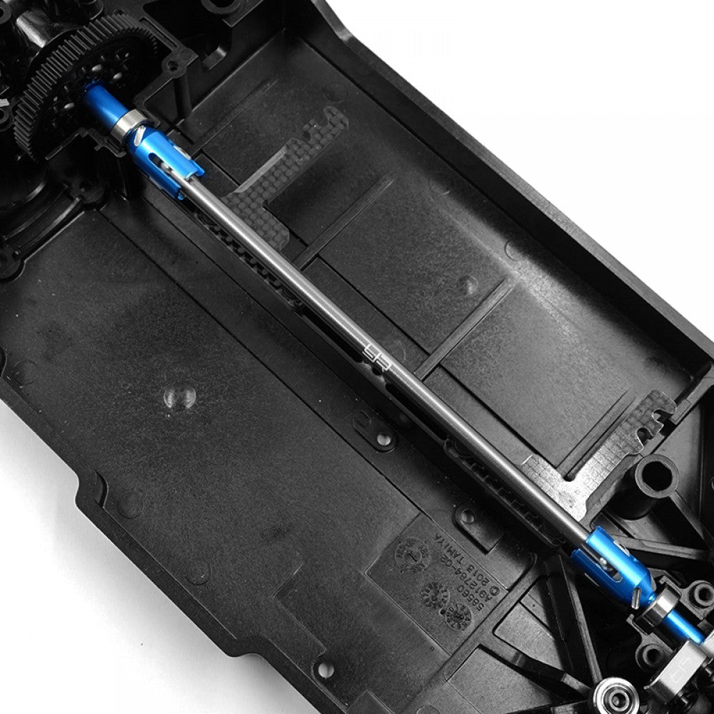 Yeah Racing Blue aluminum center universal joint (2 pcs) TT-02 TATT-08