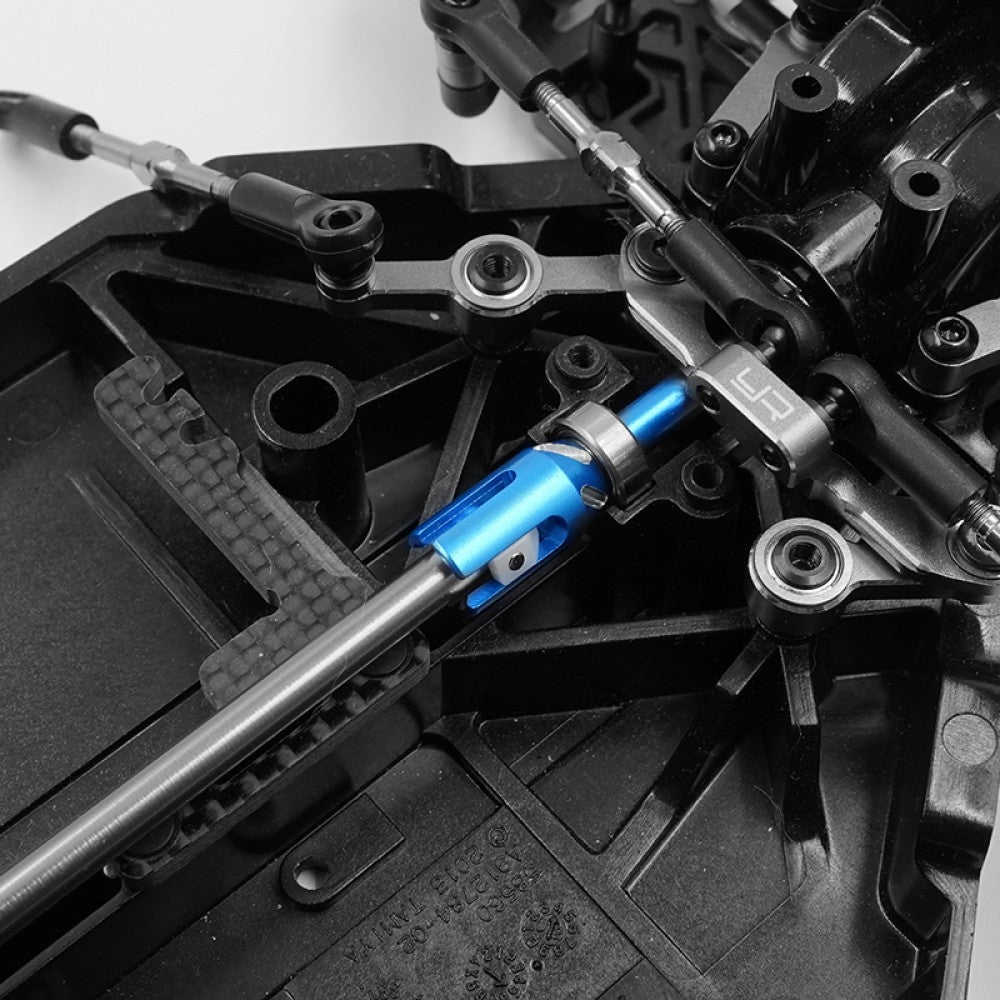 Yeah Racing Blue aluminum center universal joint (2 pcs) TT-02 TATT-08