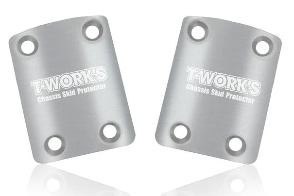 T-Work's Protection de châssis arrière Stainless Steal (x2) MP11 TO-22