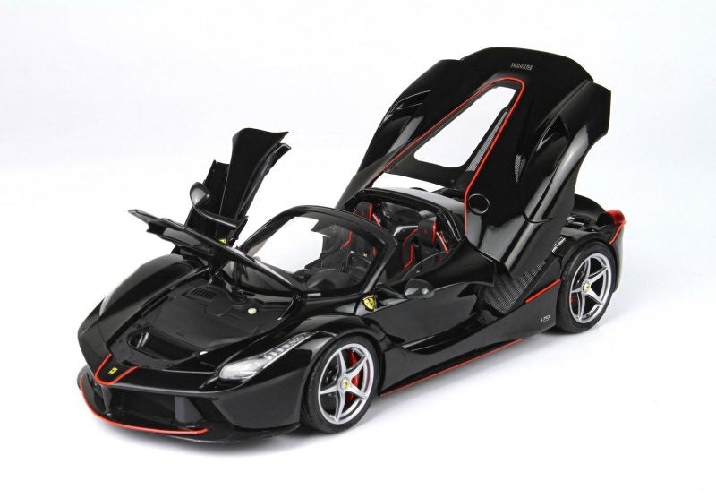 BBR Models Diecast Ferrari Laferrari Aperta Black Daytona 1/18 BBR8182