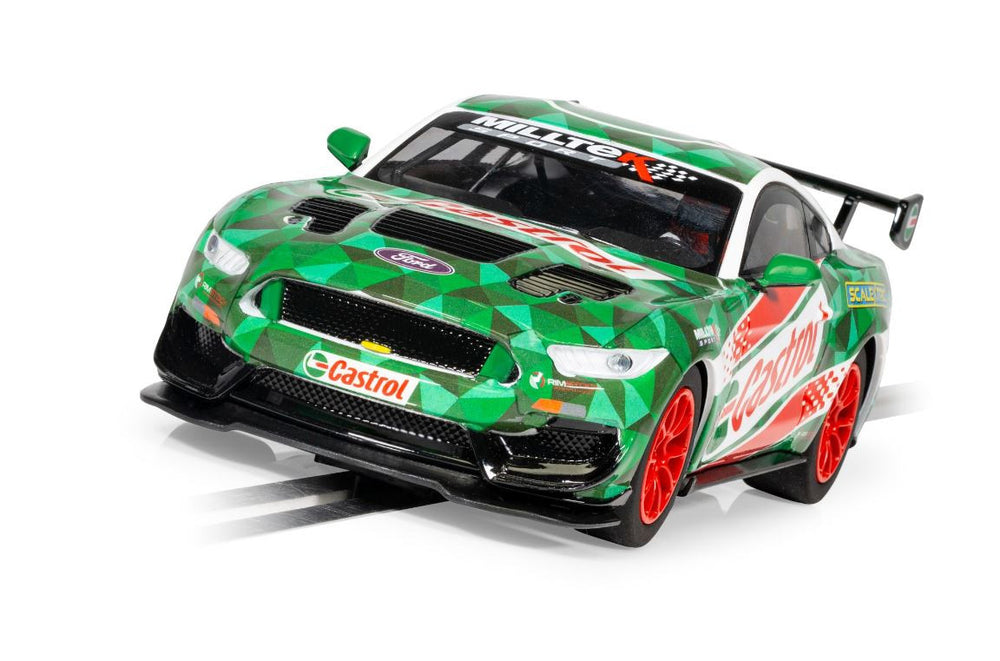 Scalextric Car Ford Mustang GT4 Castrol Drift Car Edition C4327